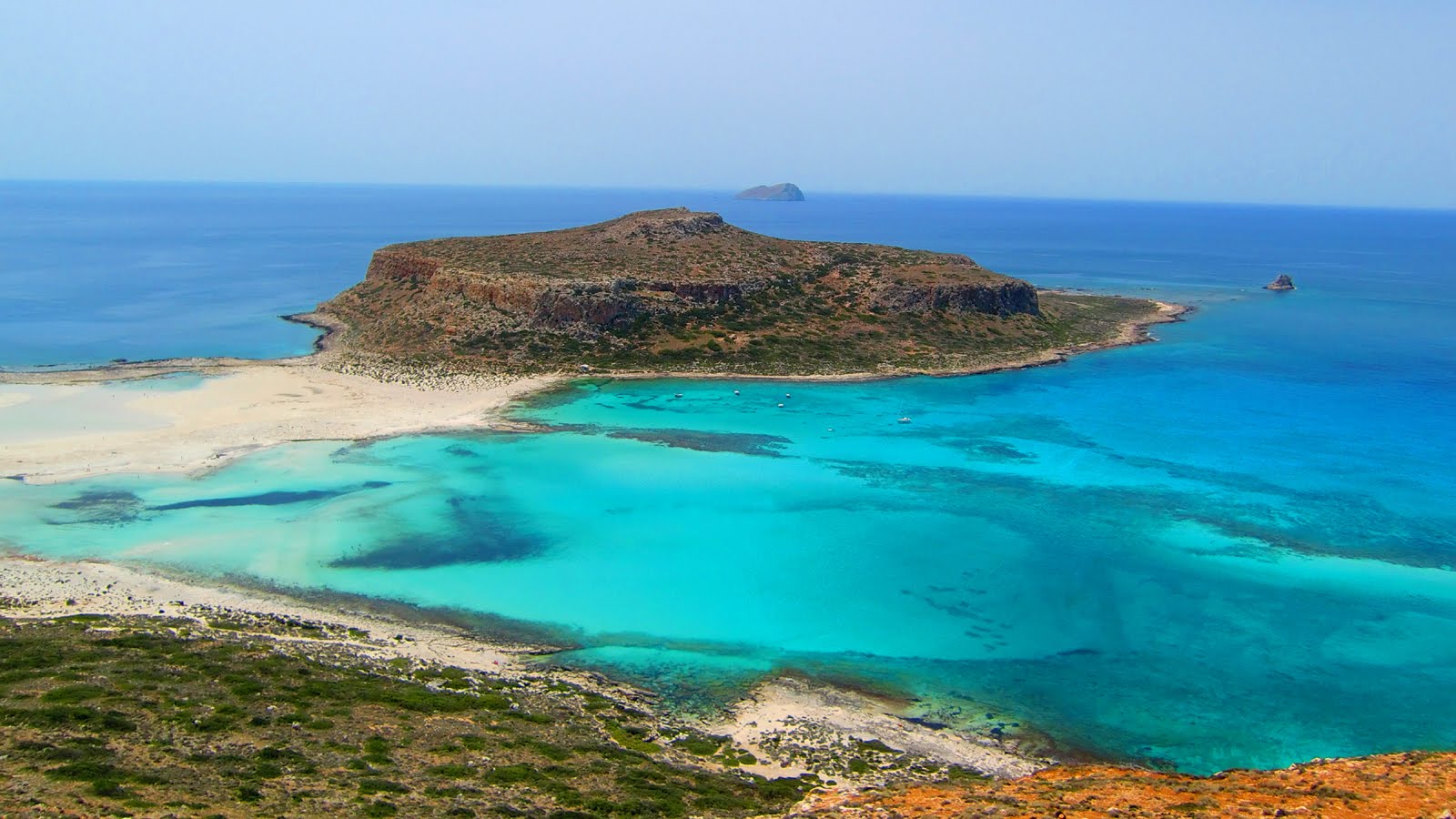 Ilhas gregas e as melhores praias da ilha de Creta